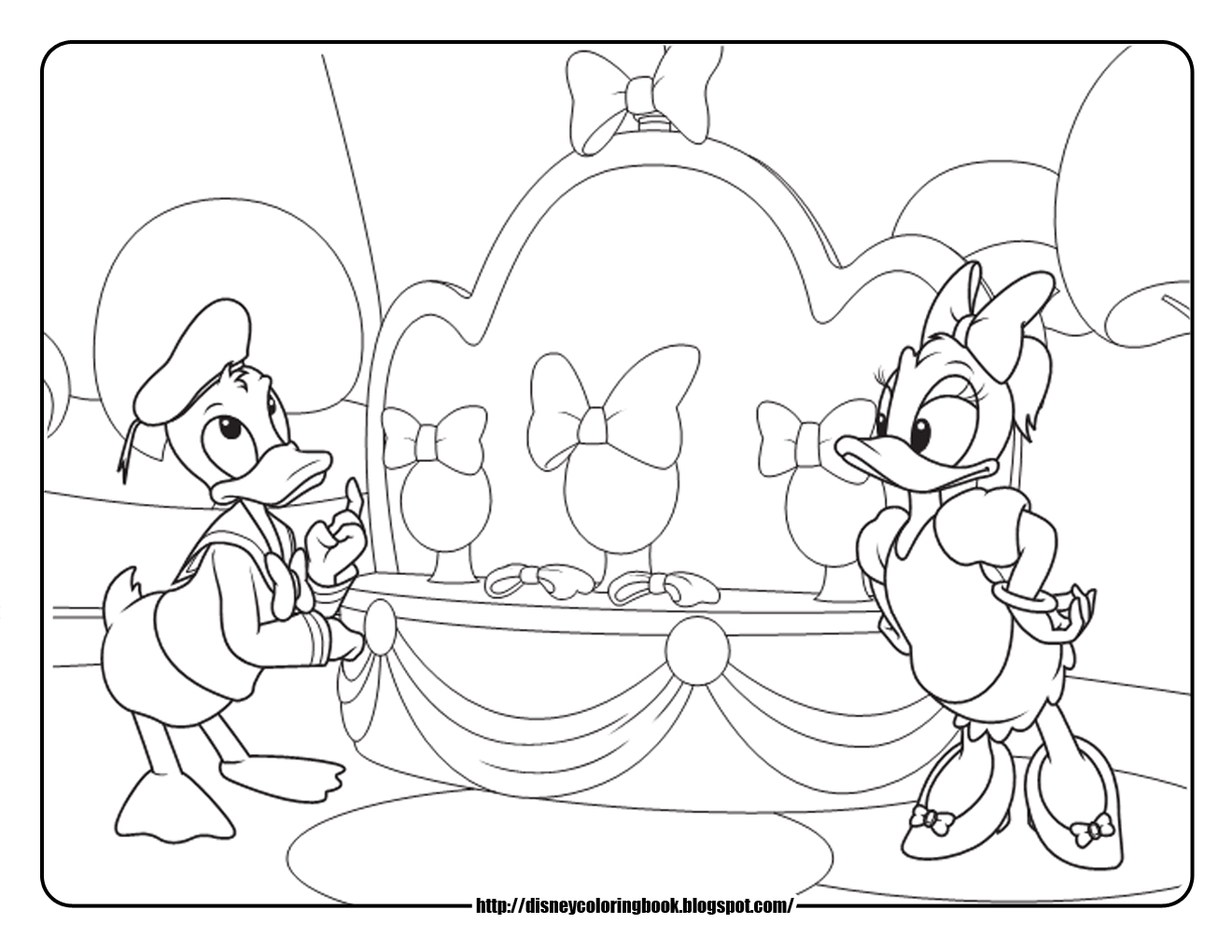 Mickey Mouse Clubhouse Coloring Pages